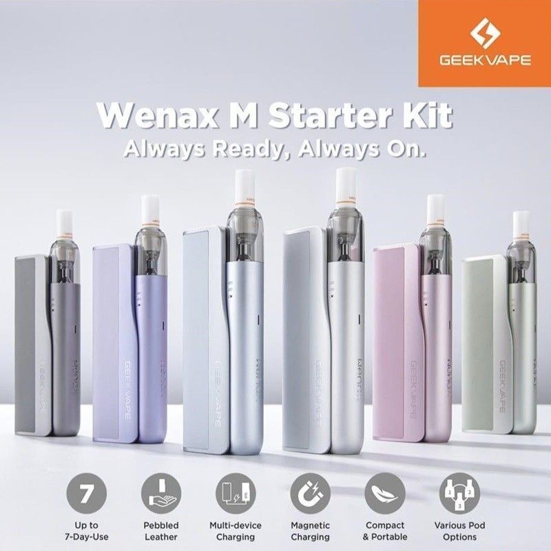GeekVape Wenax M Starter Kit, wenax m1 mini, wenax m powerbank, wemax m1 replacement pods